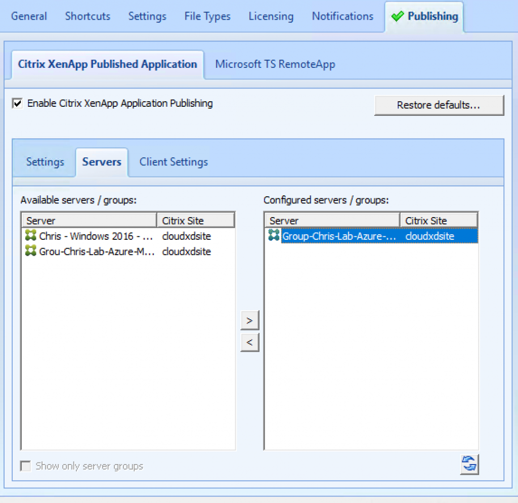 HOW TO: Publish an app from Ivanti Workspace Control to Citrix Cloud ...