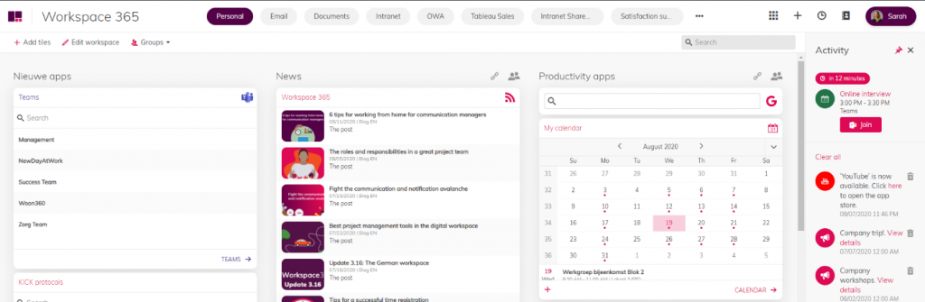 Workspace 365 the new way of Intranet - Workspace Guru